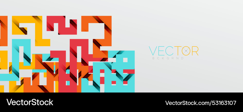 Color bend lines with shadow texture effect Vector Image