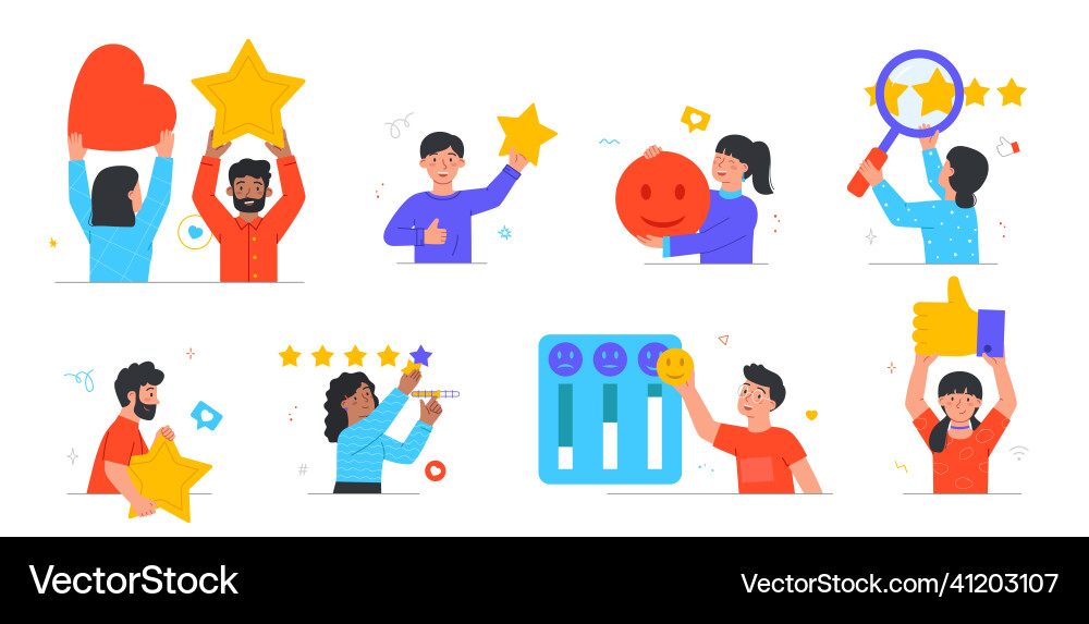 Customer experience abstract concept Royalty Free Vector