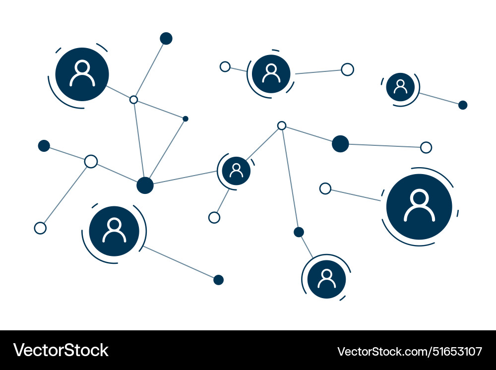 Human networking web contact background Royalty Free Vector
