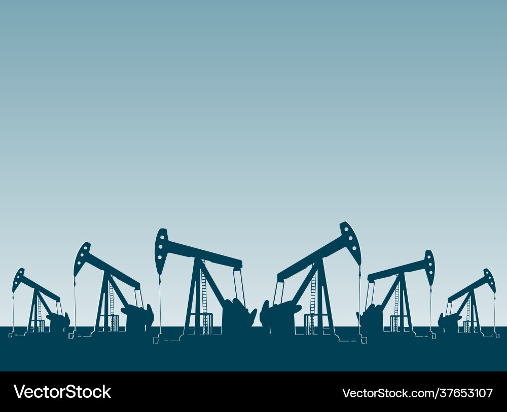 Oil pump Royalty Free Vector Image - VectorStock