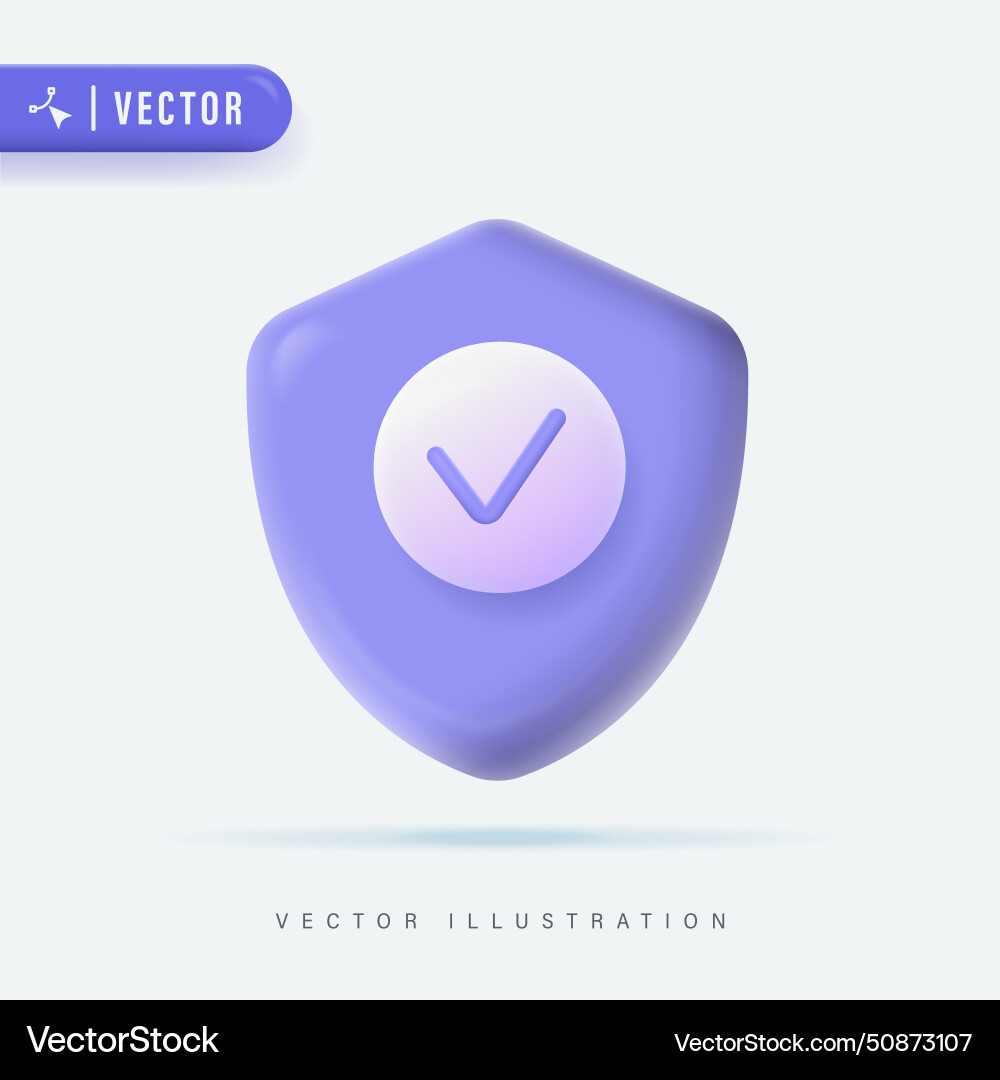 Shield check Royalty Free Vector Image - VectorStock