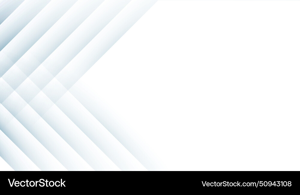 Abstract and modern geometric shape white Vector Image