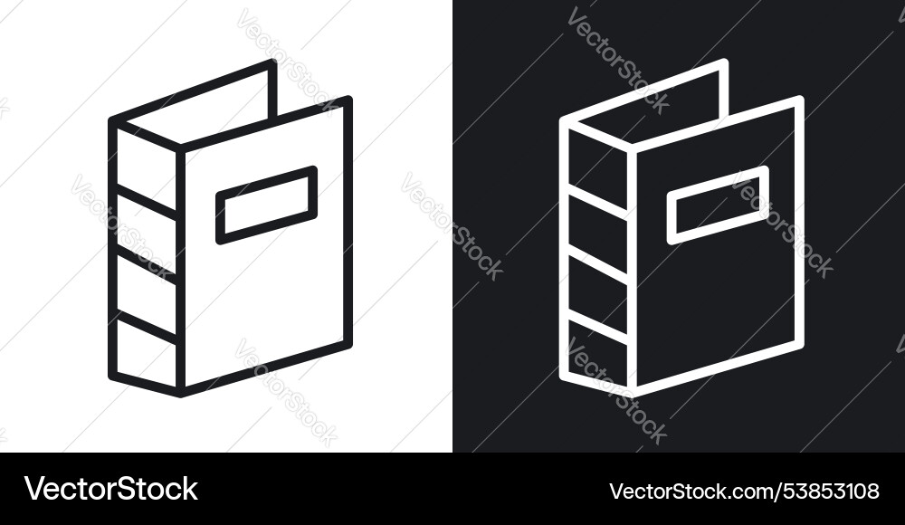 Binder-Symbol-Set Lizenzfreies Vektorbild - VectorStock