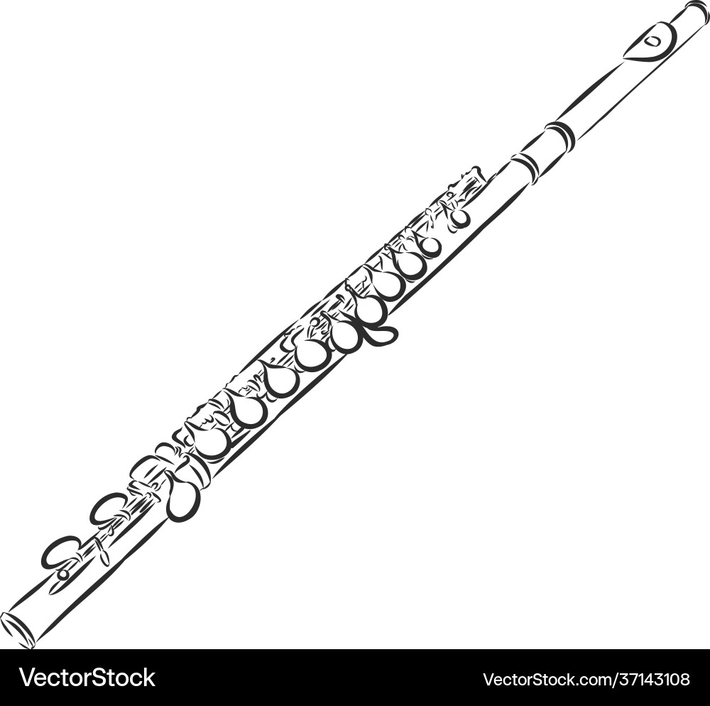 How To Draw Flute