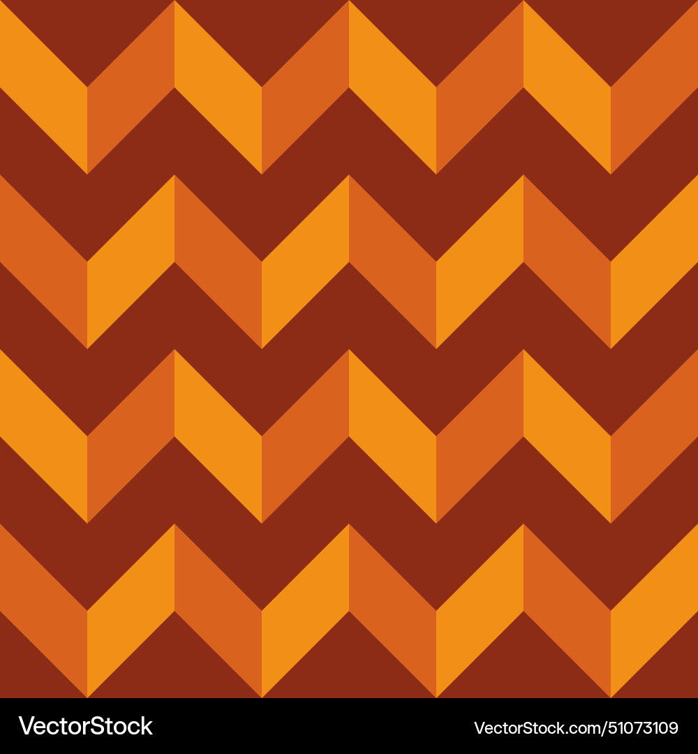 Retro Herringbone Zigzag Seamless Pattern Vector Image