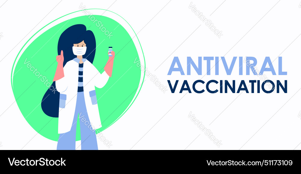 Vaccination concept immunization campaign vaccine Vector Image