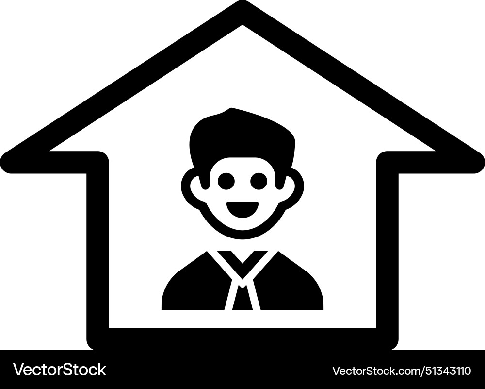 Home student icon Royalty Free Vector Image - VectorStock