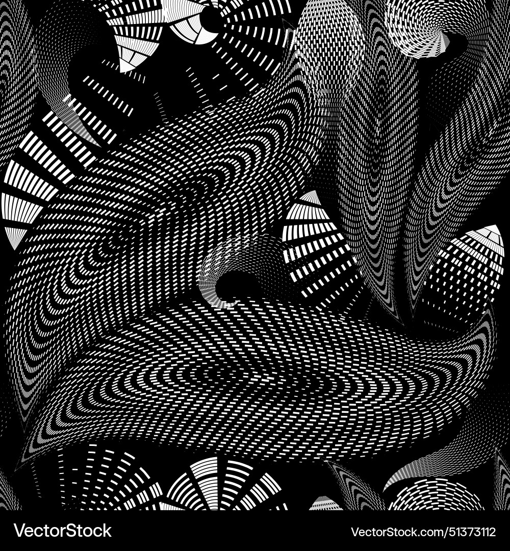 Black and white half tone textured hand drawn Vector Image