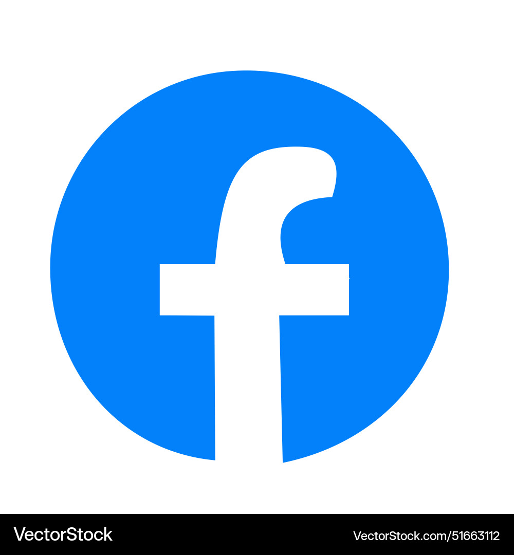 Facebook logo Royalty Free Vector Image - VectorStock