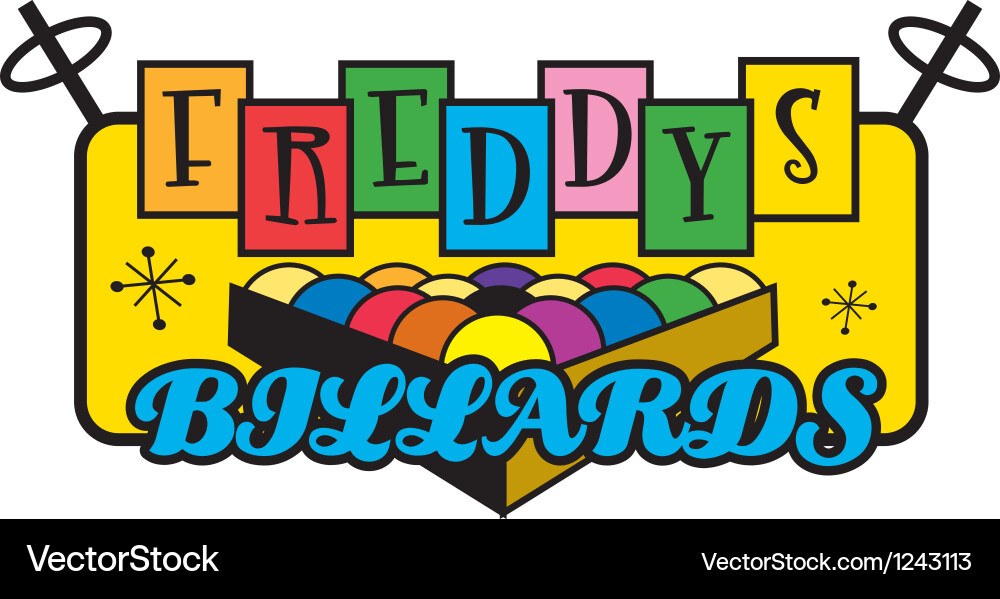 Vintage Billiards Pool Signs Royalty Free Vector Image