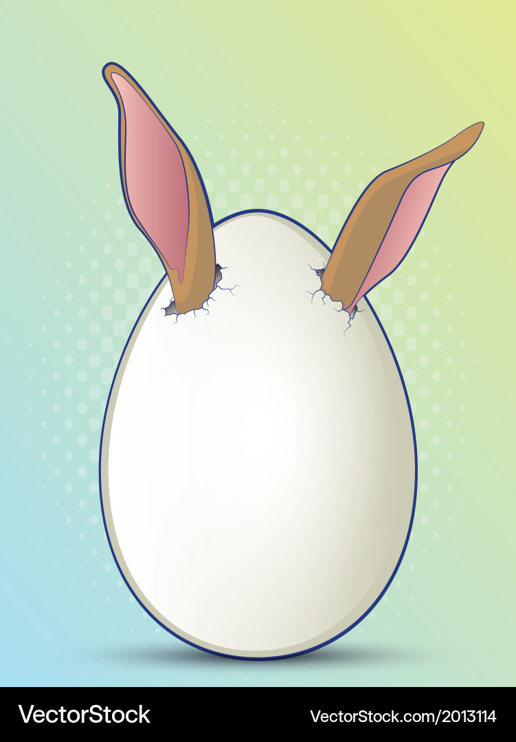 Easter egg Royalty Free Vector Image - VectorStock