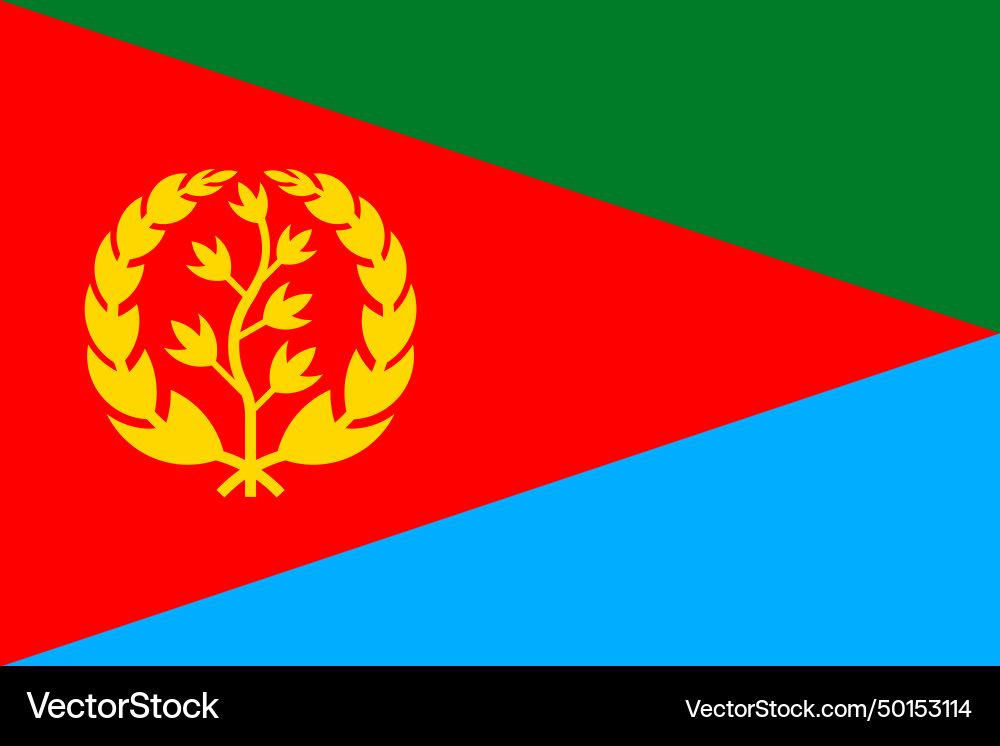 Flags of eritrea Royalty Free Vector Image - VectorStock