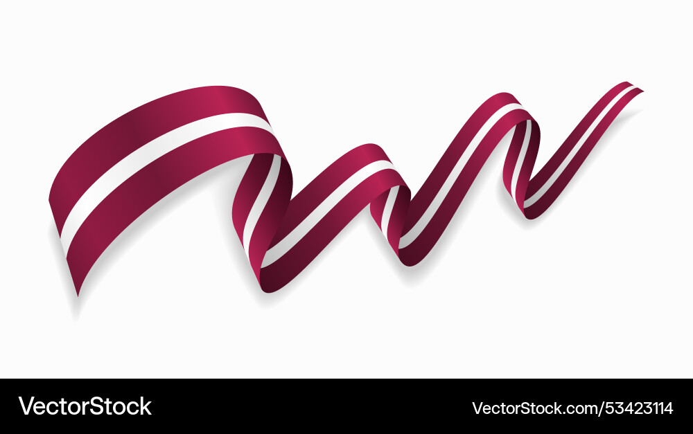 Latvian Flag Wave Pattern Royalty Free Vector Image
