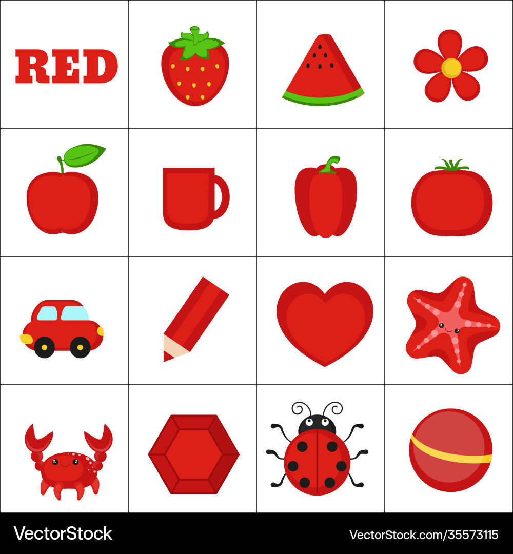 Learn color Royalty Free Vector Image - VectorStock