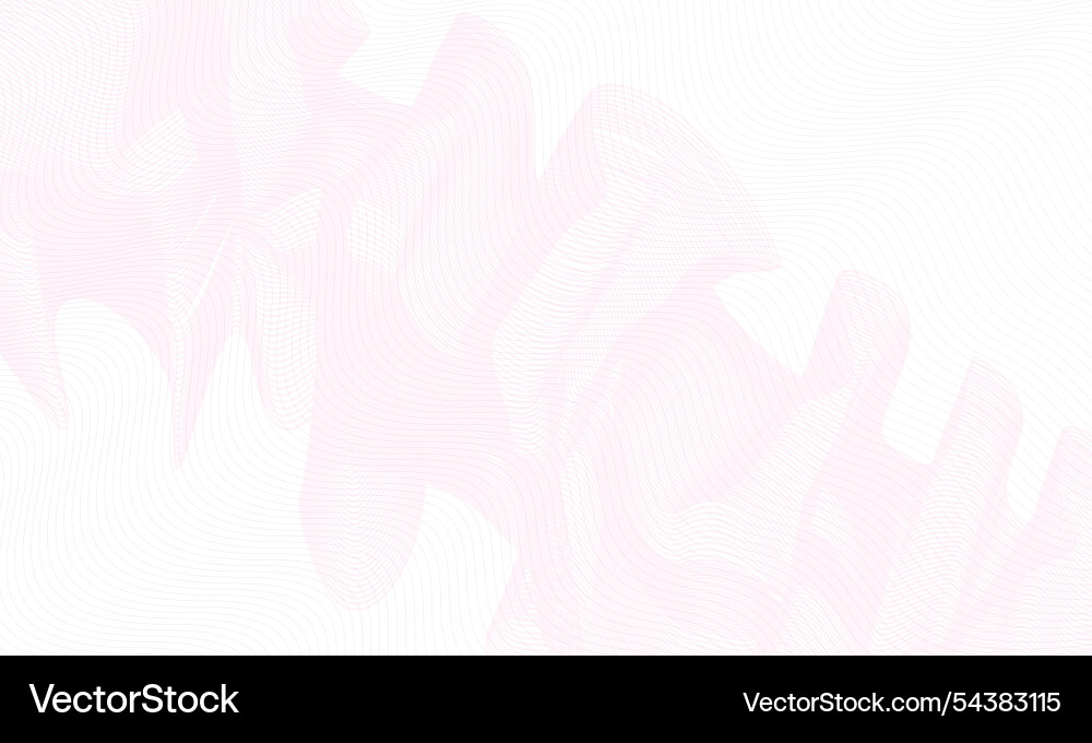 Pink watermark cheque background ruched ribbon Vector Image