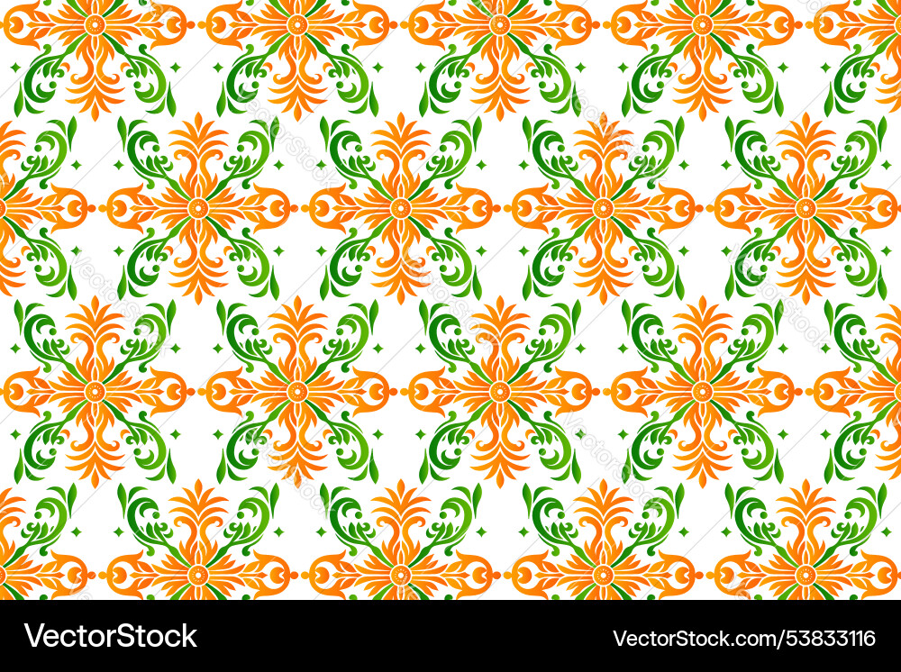 Seamless vintage ornamental floral pattern Vector Image