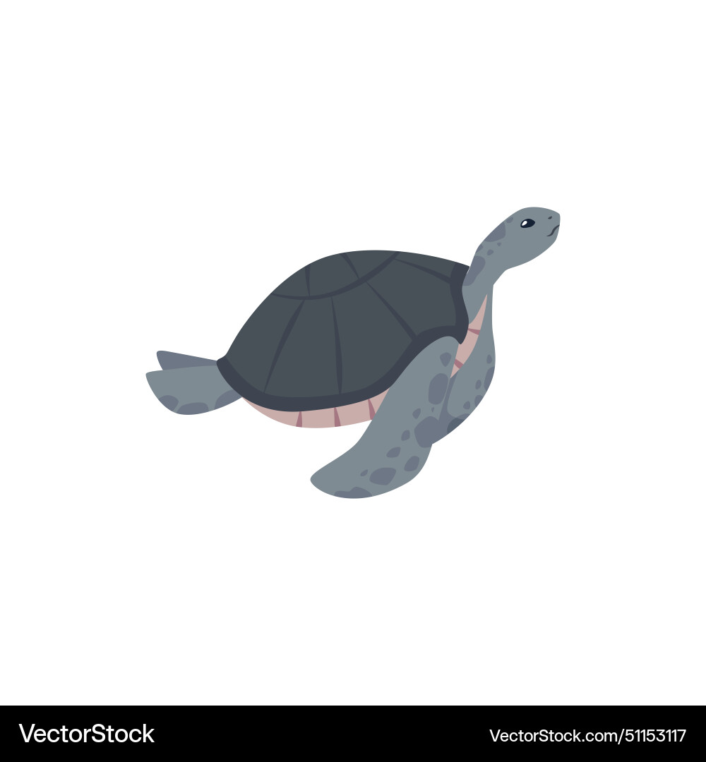 A floating cartoon sea Royalty Free Vector Image