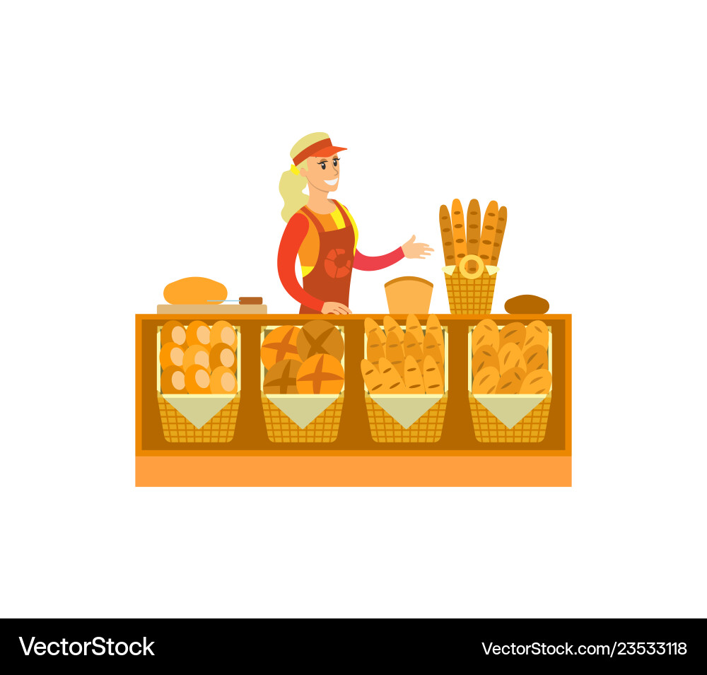 Bakery Department Store Royalty Free Vector Image