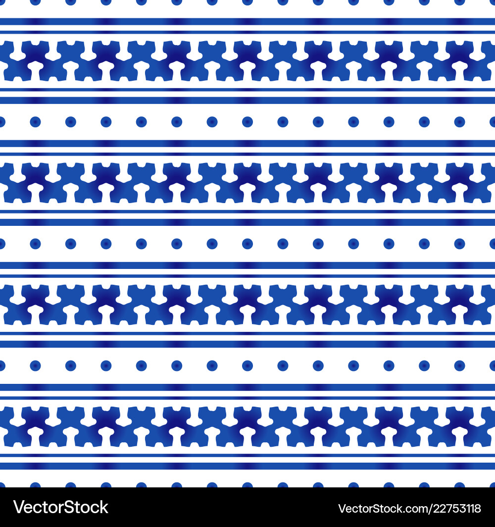 Blue and white pattern Royalty Free Vector Image