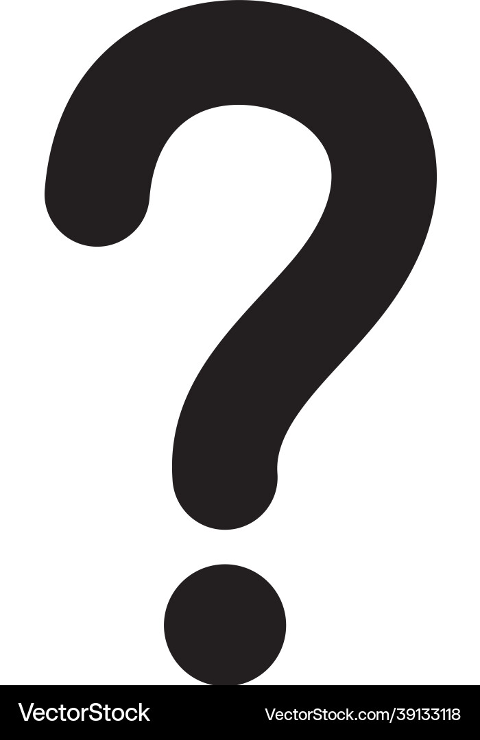Question mark Royalty Free Vector Image - VectorStock