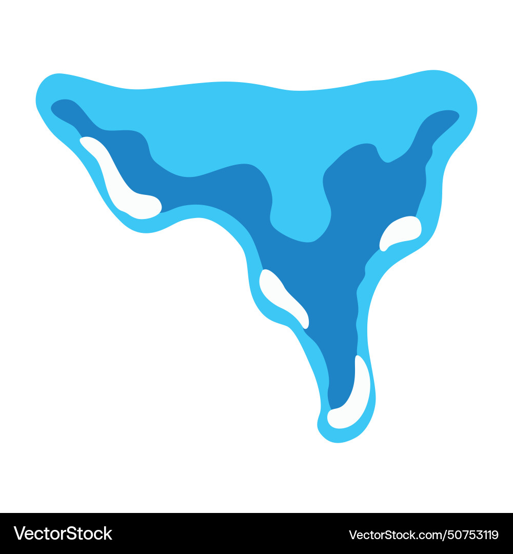 A sprite sheet water trap splash for game Vector Image