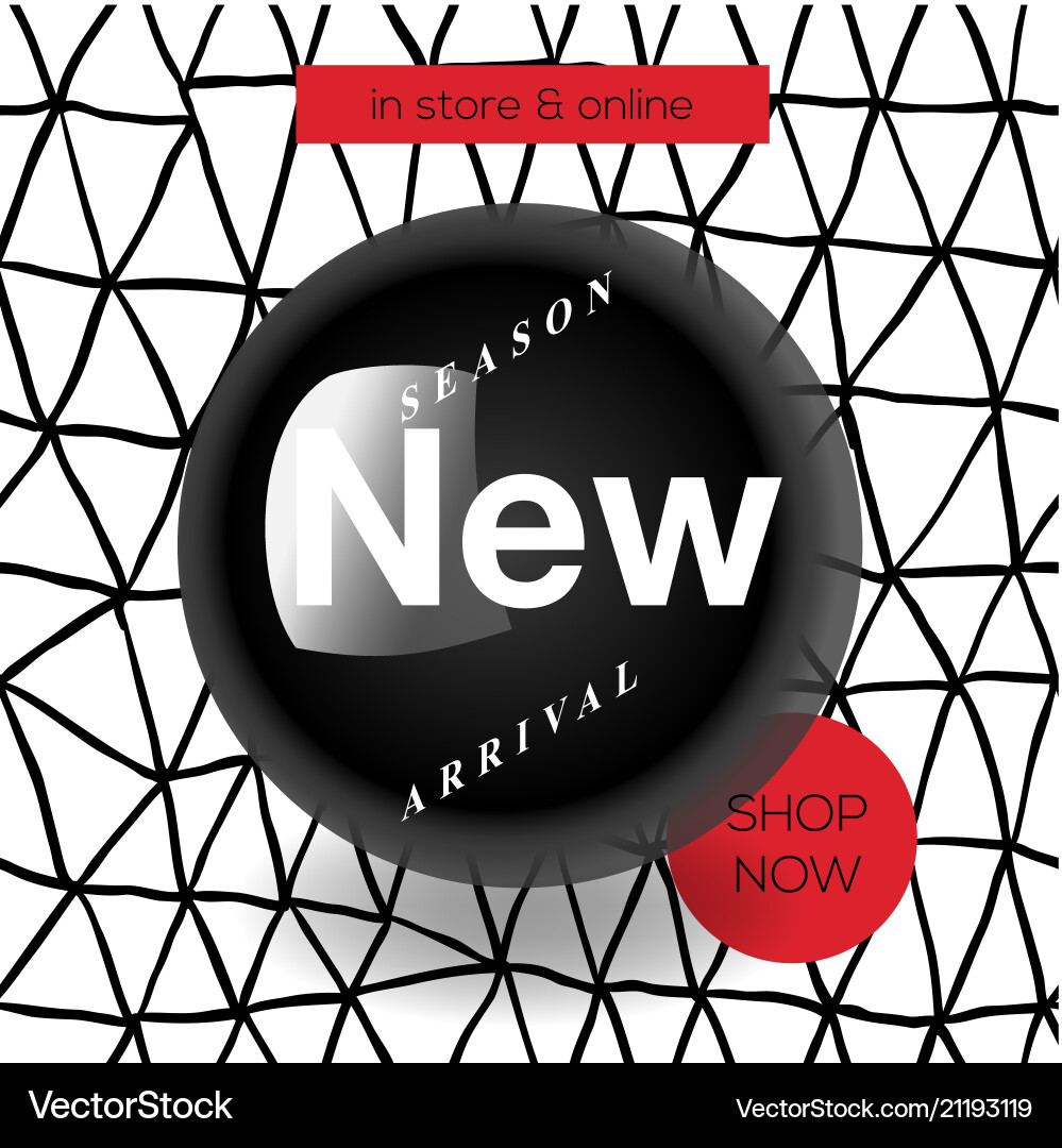 Modern Promotion Square Banner Royalty Free Vector Image