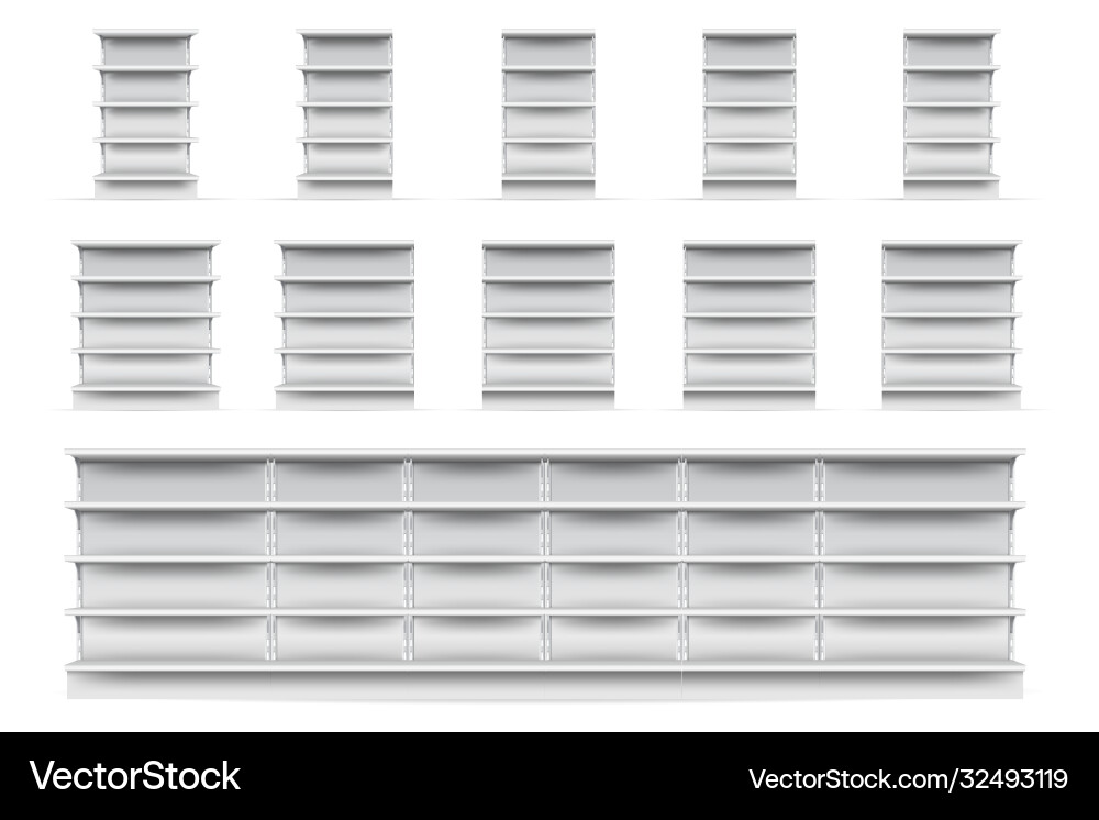 Shop Shelves - Retail Display Royalty Free Vector Image