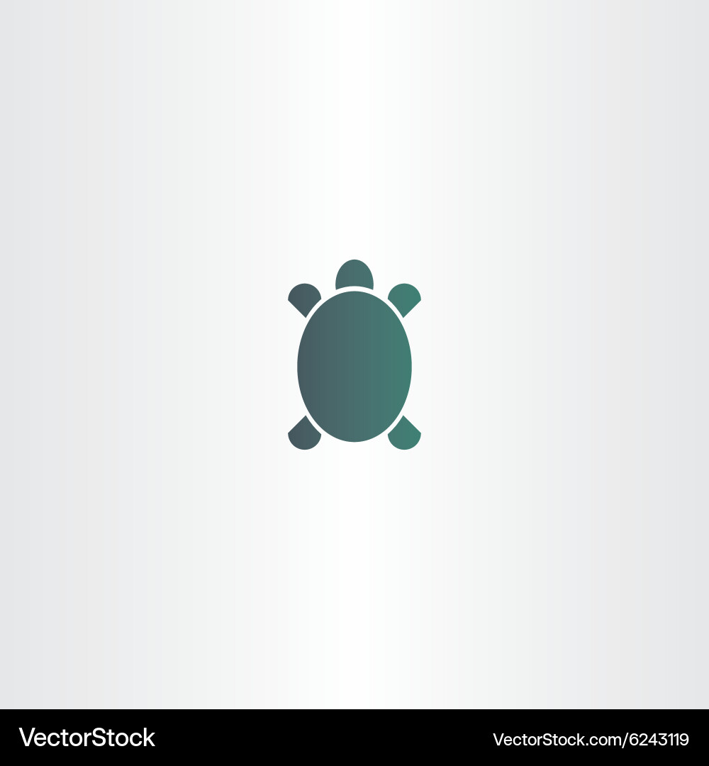 Turtle logo sign element symbol Royalty Free Vector Image