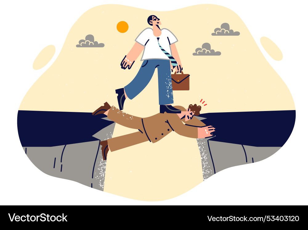 Business man exploits subordinate to achieve goals