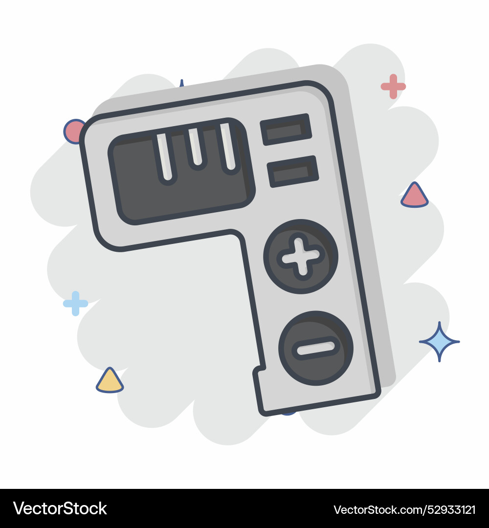 Icon tally counter related to measuring symbol Vector Image