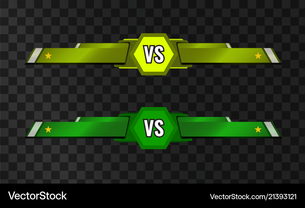 VS Versus Template Royalty Free Vector Image - VectorStock