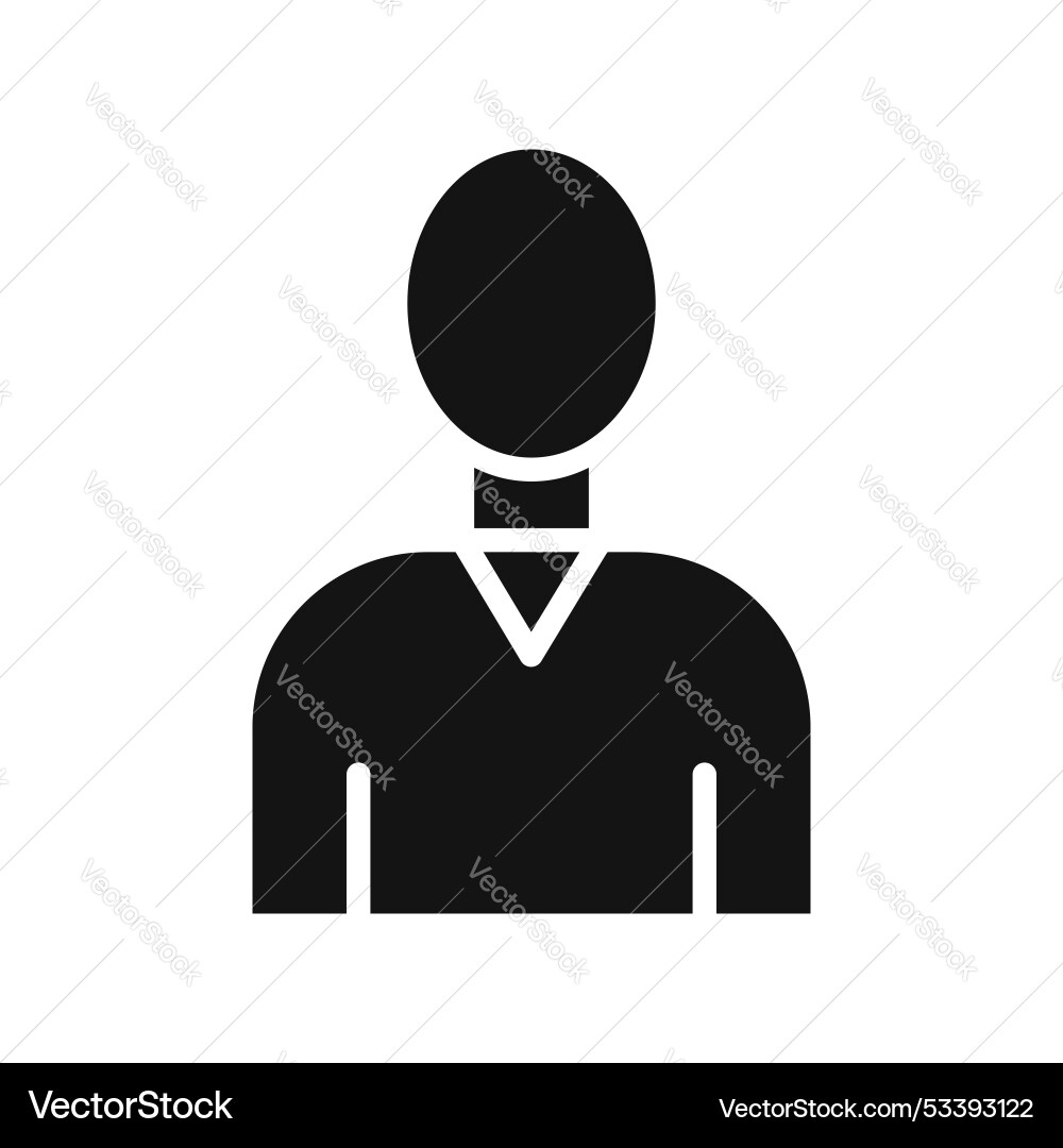 Admin icon isolated on white background Royalty Free Vector