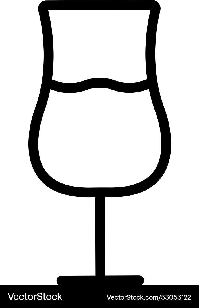 Glass icon design Royalty Free Vector Image - VectorStock