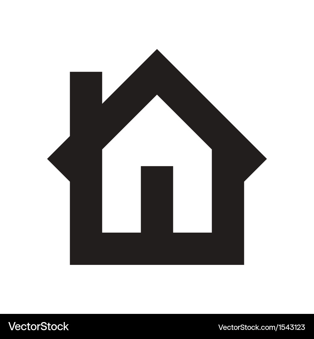 Home icon Royalty Free Vector Image - VectorStock