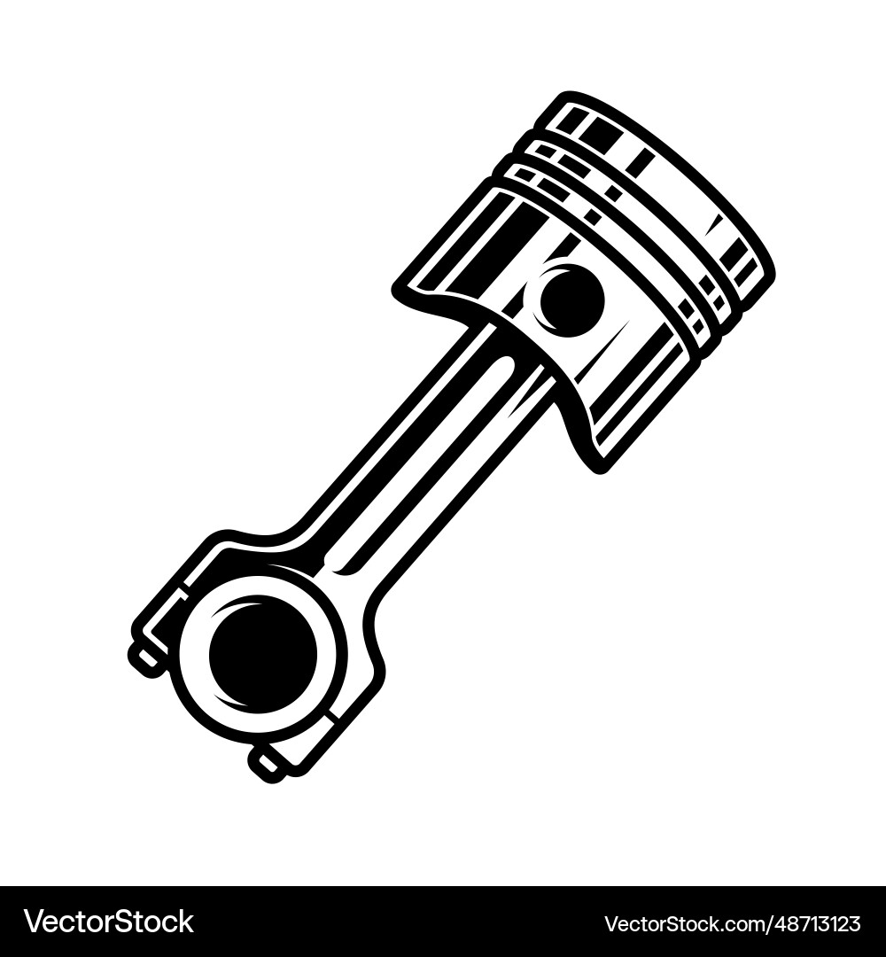 Piston Royalty Free Vector Image - VectorStock
