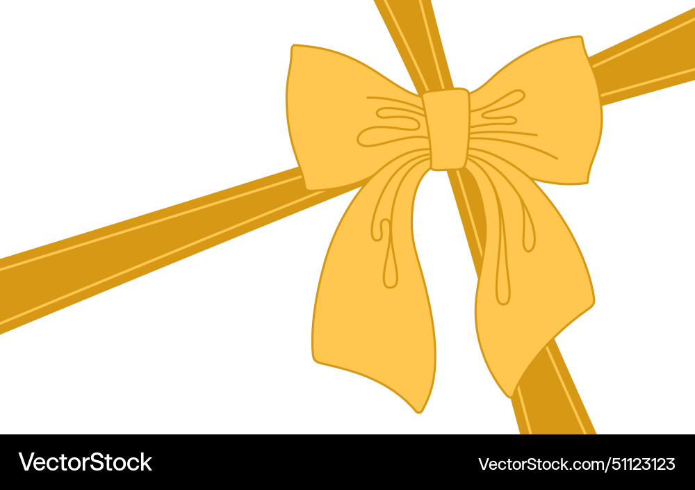 Ribbon tape gift card design template celebration Vector Image