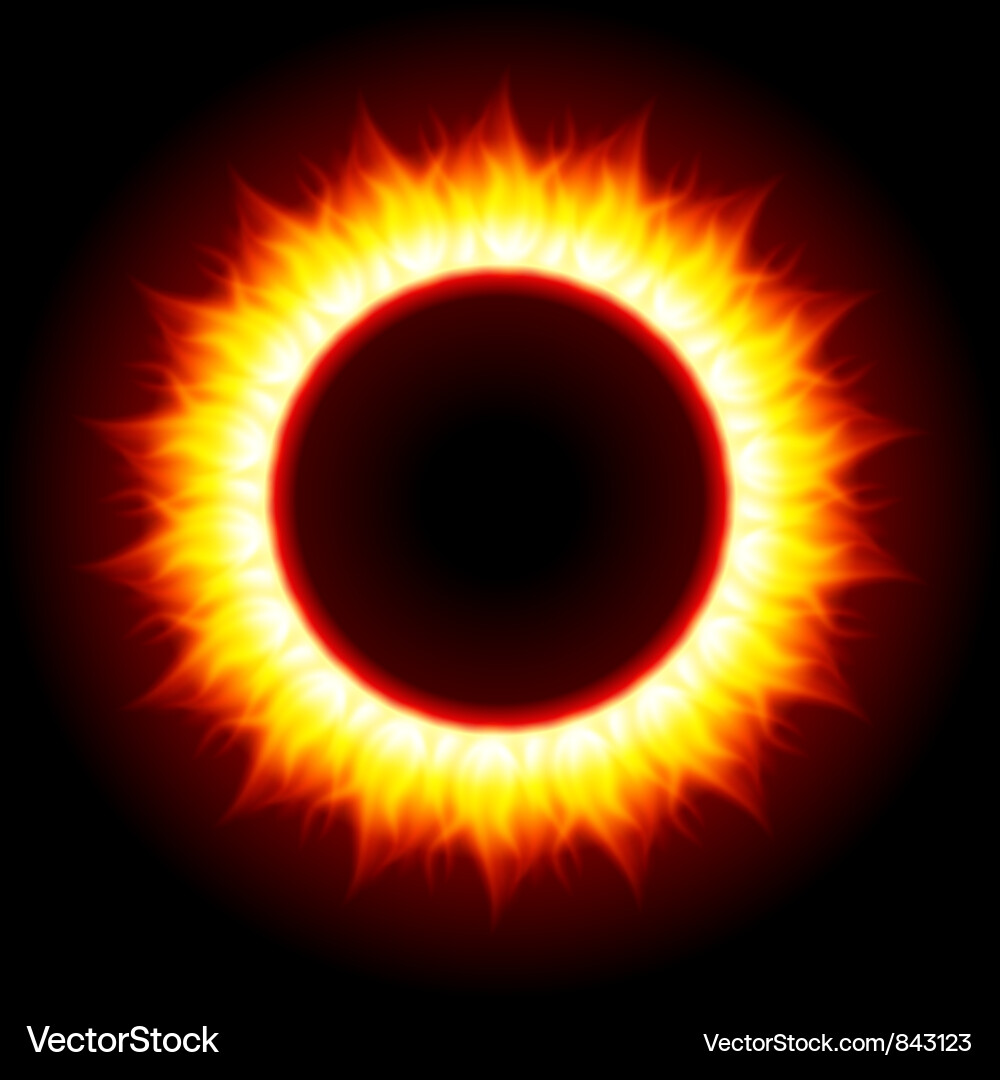 Solar Flare Burst Royalty Free Vector Image - VectorStock