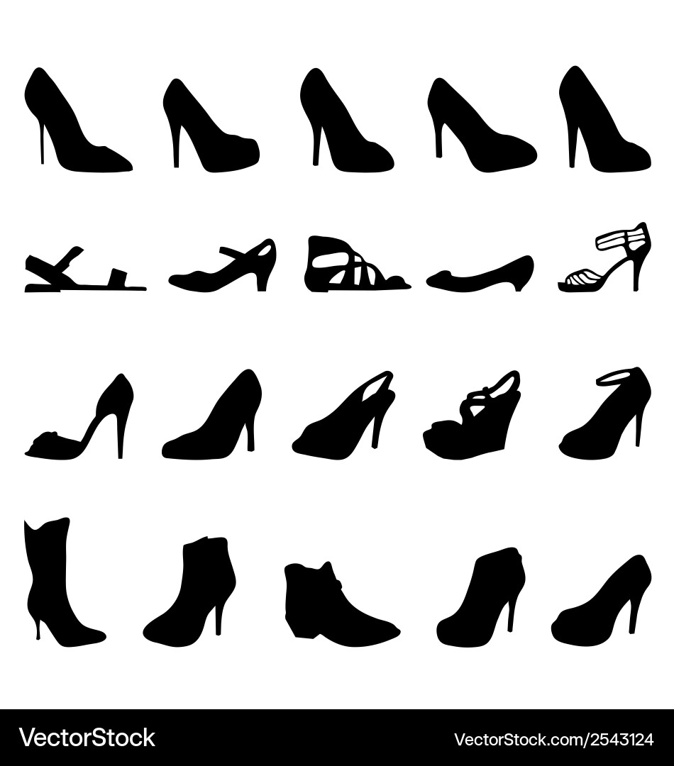 Shoes 2 Royalty Free Vector Image - VectorStock