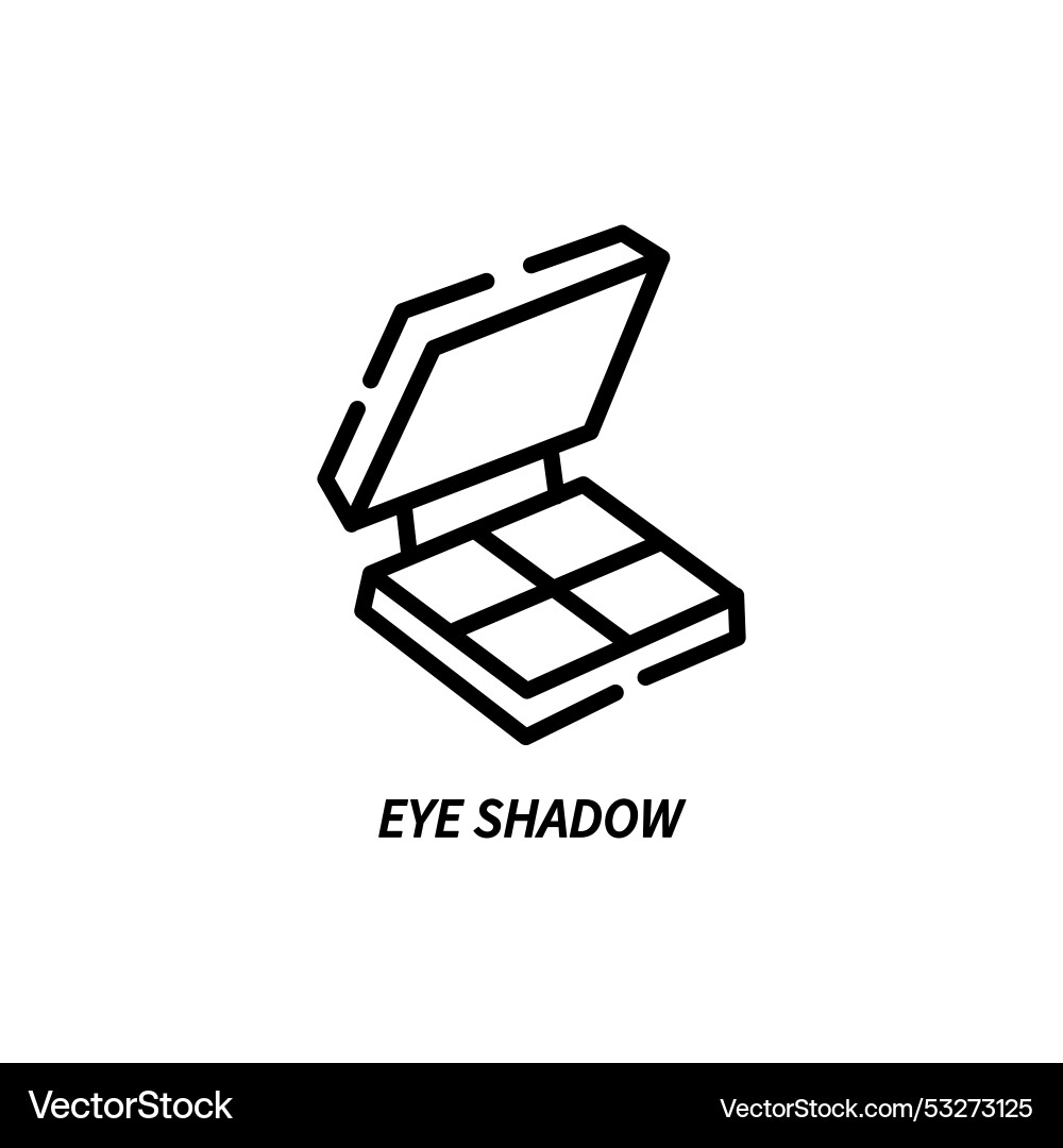 Eye shadow icon simple sign from beauty Royalty Free Vector