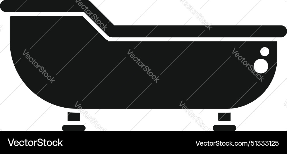 Simplistic black silhouette of a standalone Vector Image