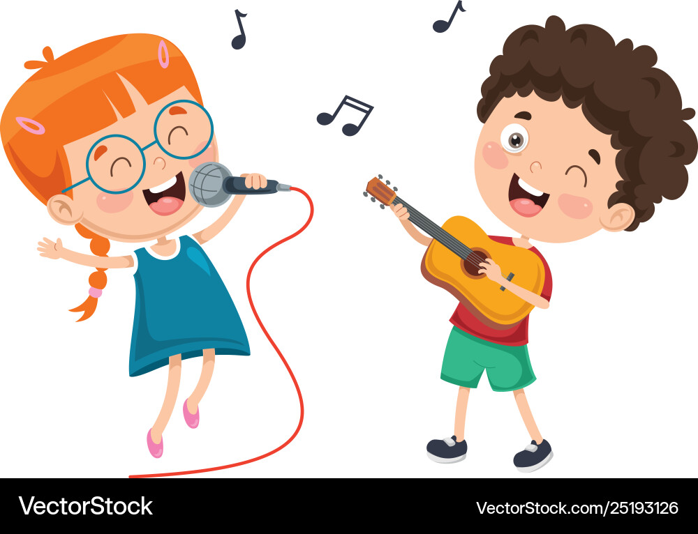 Children music Royalty Free Vector Image - VectorStock