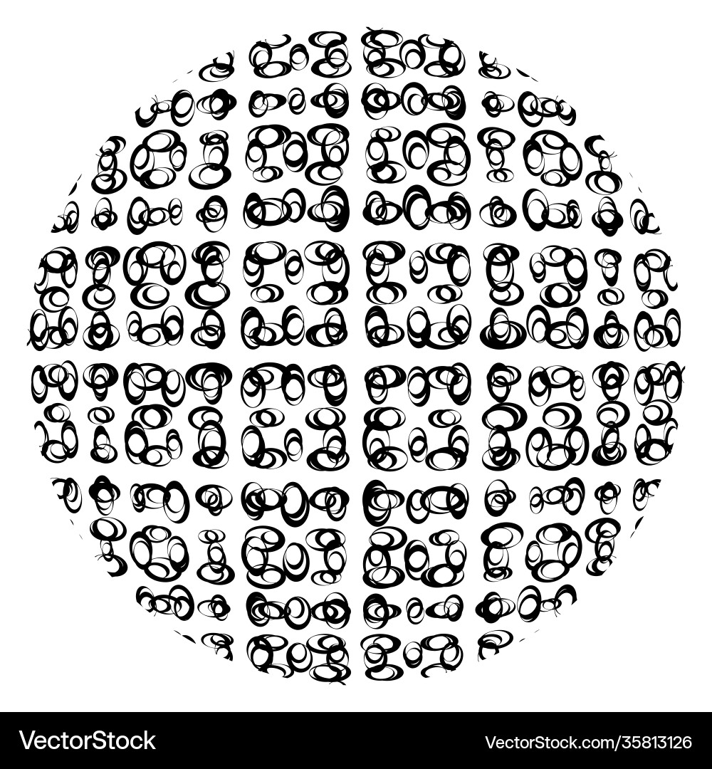 Circular overlay texture Royalty Free Vector Image