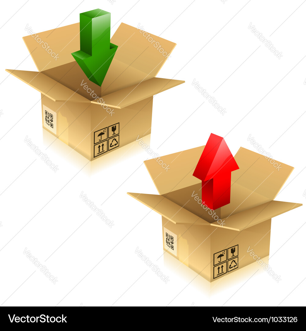 Download and upload concept Royalty Free Vector Image