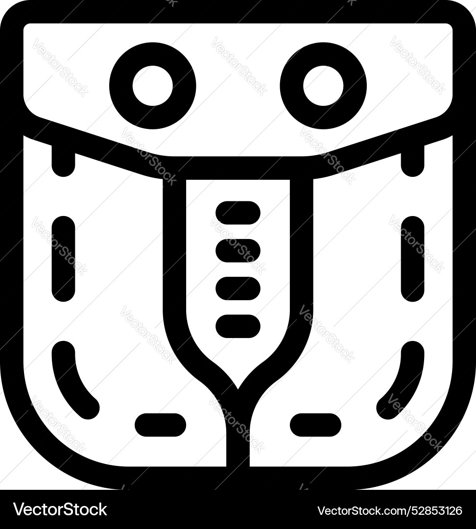 Man figure wearing ems training suit for electro Vector Image