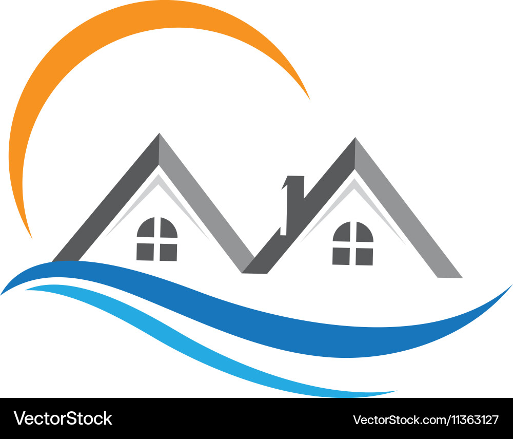 Building & Property Logo Template Royalty Free Vector