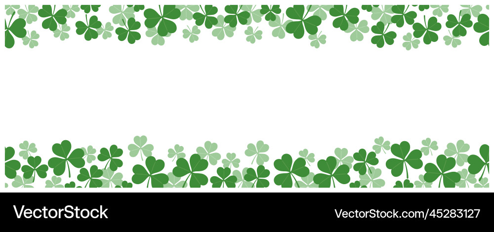 Clover seamless background Royalty Free Vector Image