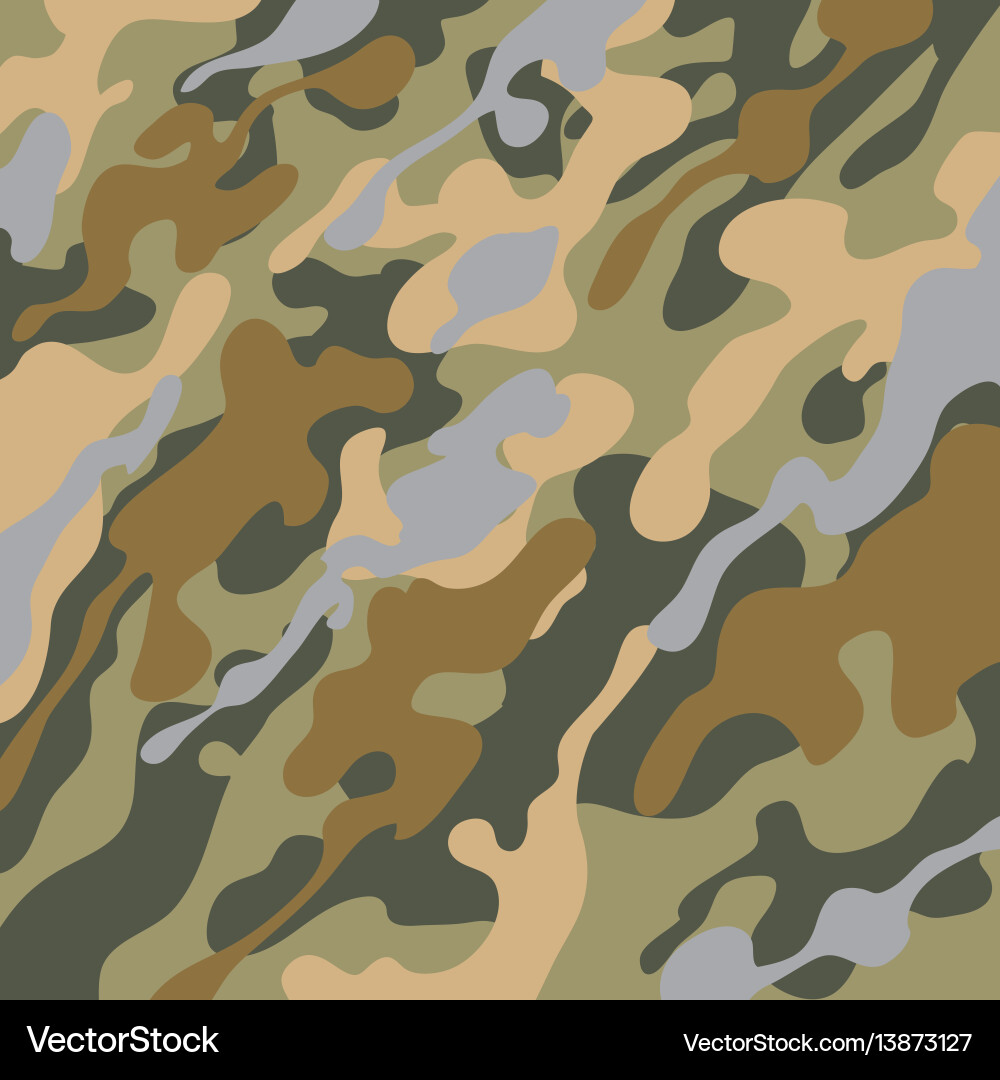 Military camouflage background Royalty Free Vector Image