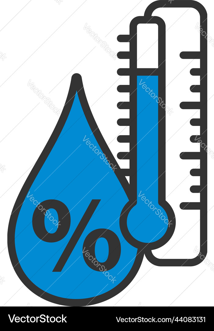 Humidity icon Royalty Free Vector Image - VectorStock