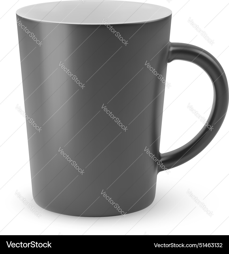 Empty cup Royalty Free Vector Image - VectorStock
