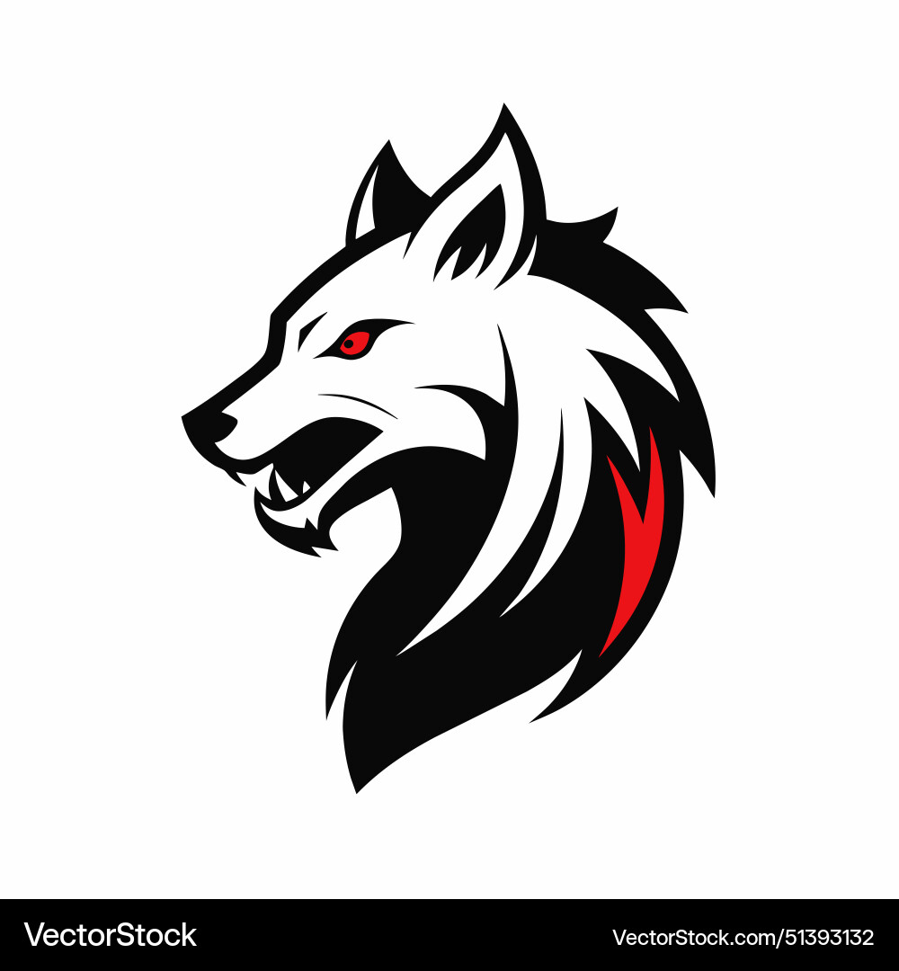 Fierce hyena logo Royalty Free Vector Image - VectorStock